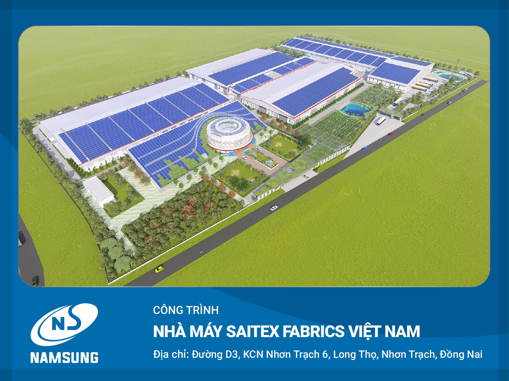 NHÀ MÁY SAITEX FABRICS VIỆT NAM - Nhôm Nam Sung