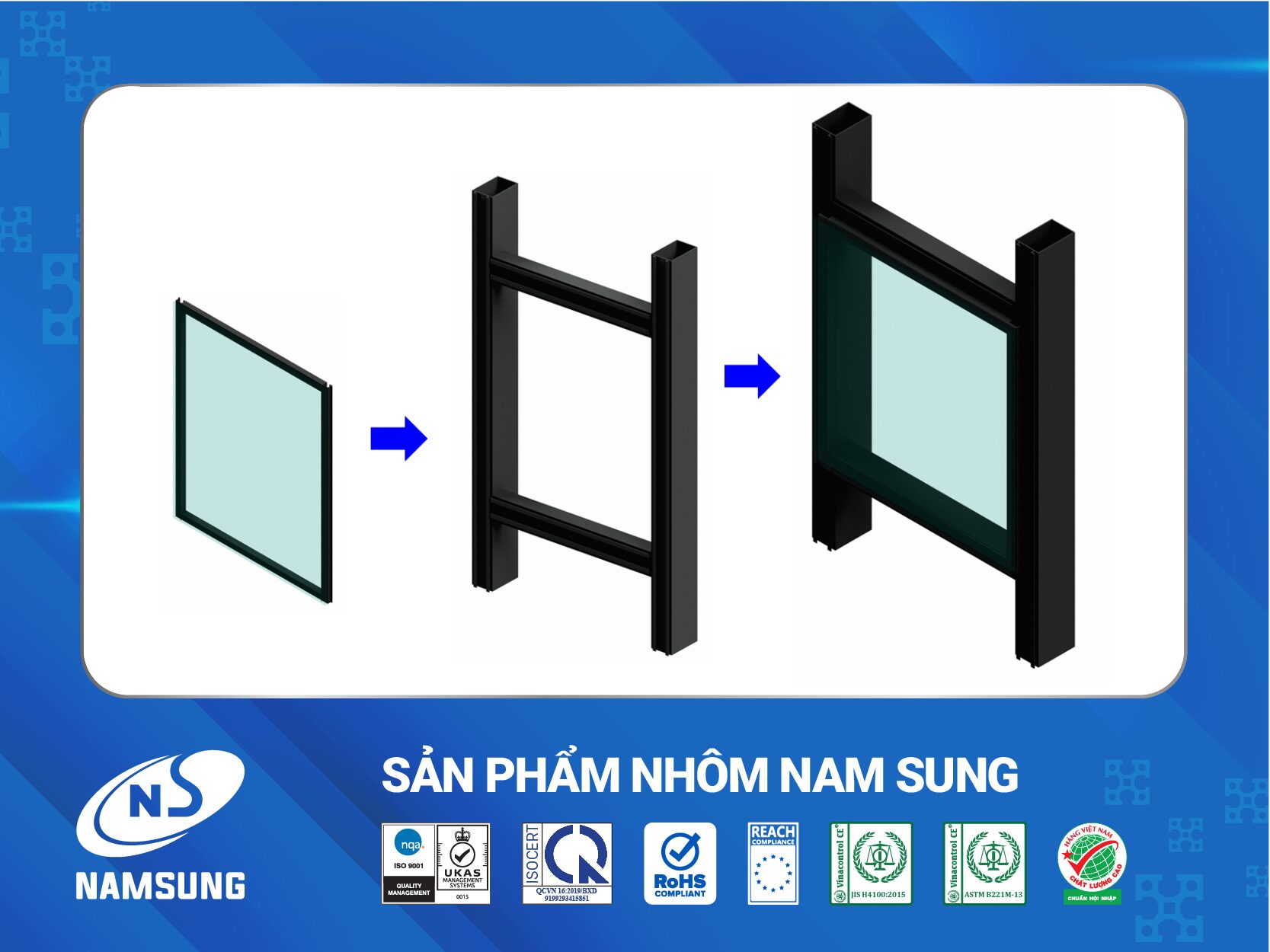 MẶT DỰNG SEMI-UNITIZED 65